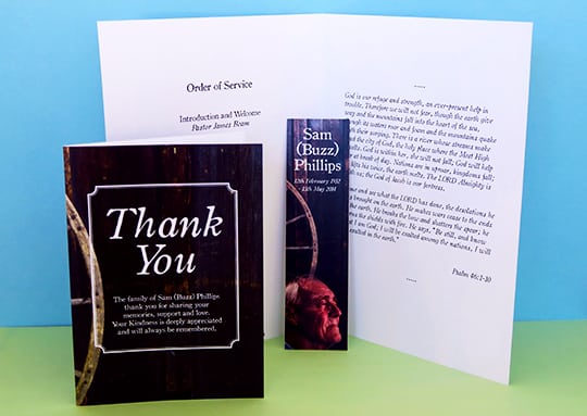 Funeral Printing | Service Sheets | CQ Print Christchurch