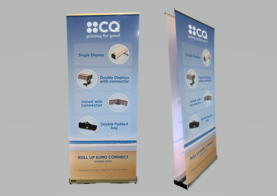 Roll Up Display Stands | Portable Signage | CQ Print Christchurch
