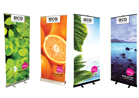 Roll Up Display Stands | Portable Signage | CQ Print Christchurch